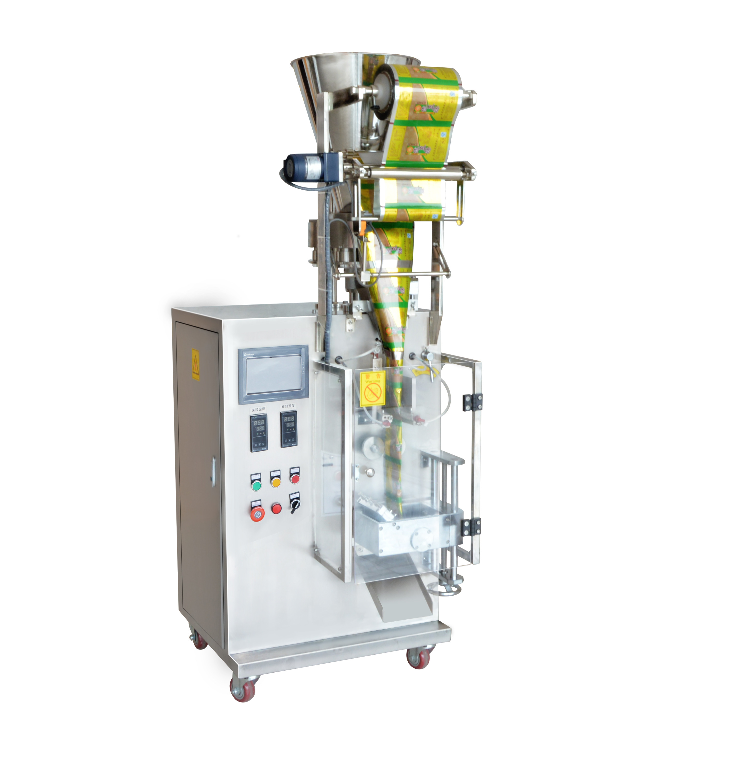 Granular Sugar Vegetable Seed 50g VFFS Packing Machine Sachet Three ...