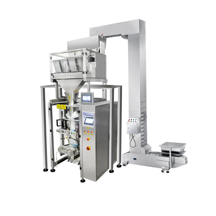 Almond Pistachio Cashew VFFS pouch packaging machine 1000g 4 hoppers ...
